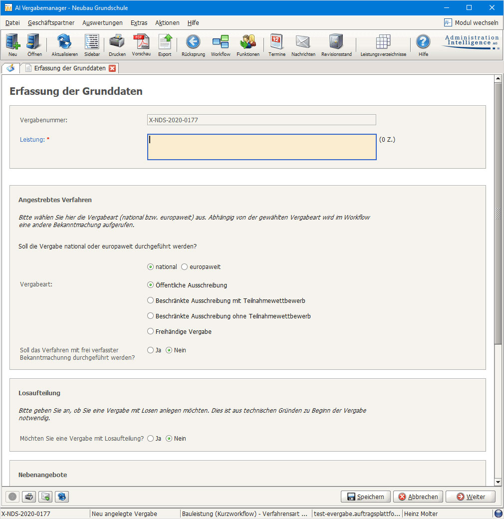 Vergabeservice eVergabe | Einfach, schnell und rechtssicher