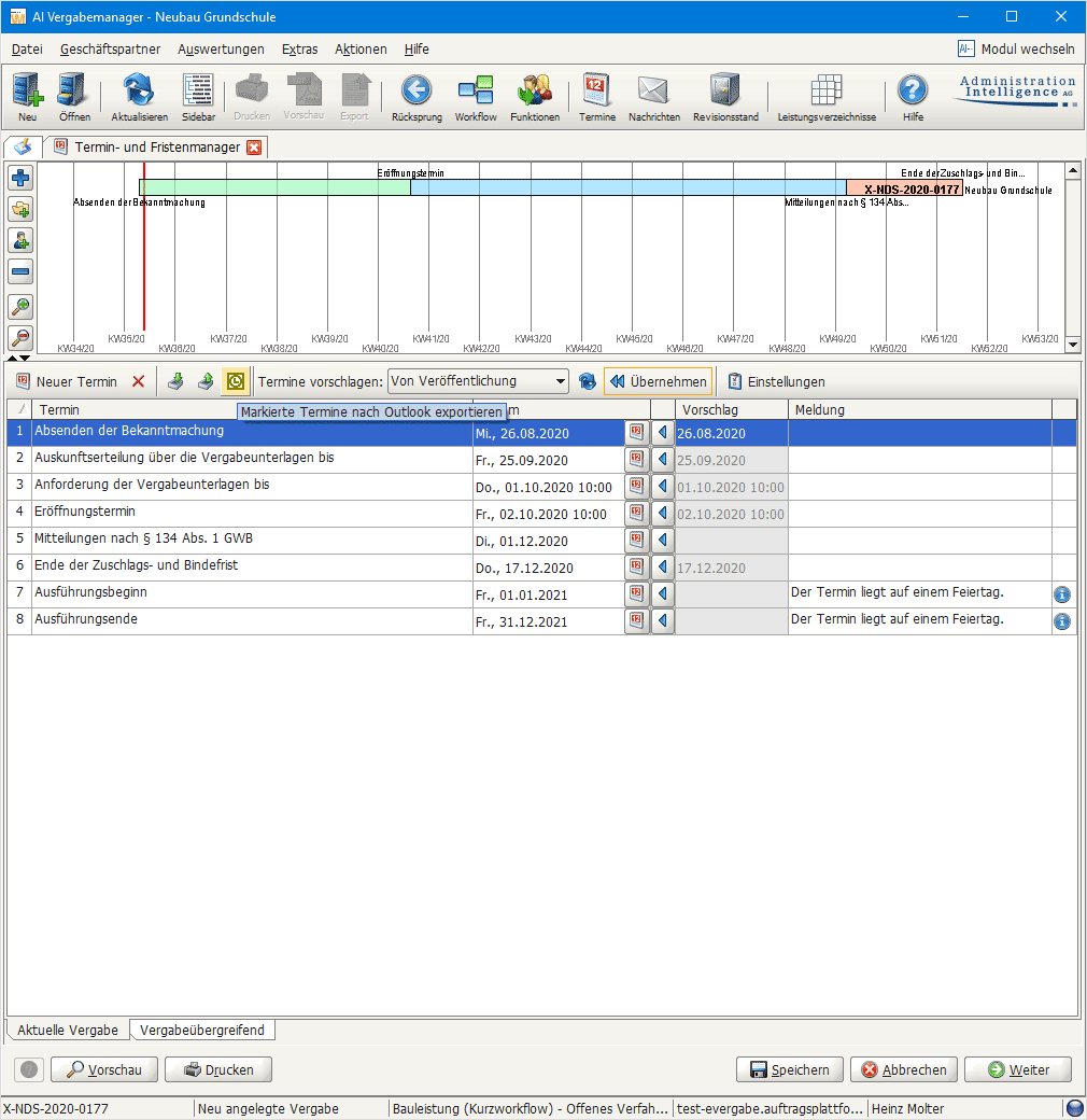 Vergabeservice eVergabe | Einfach, schnell und rechtssicher